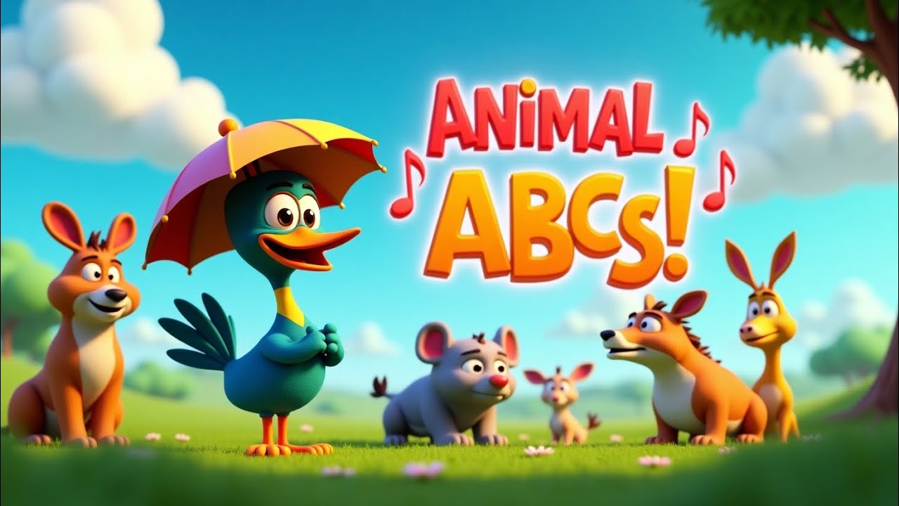 Animal ABCs – Fun Sing-Along! | Land & Sky Animals for Kids 🦁🐦 - YouTube