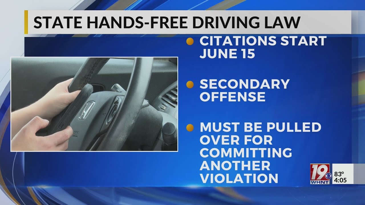 State Hands-free Driving Law Allows State Troopers to Begin Soon | May ...