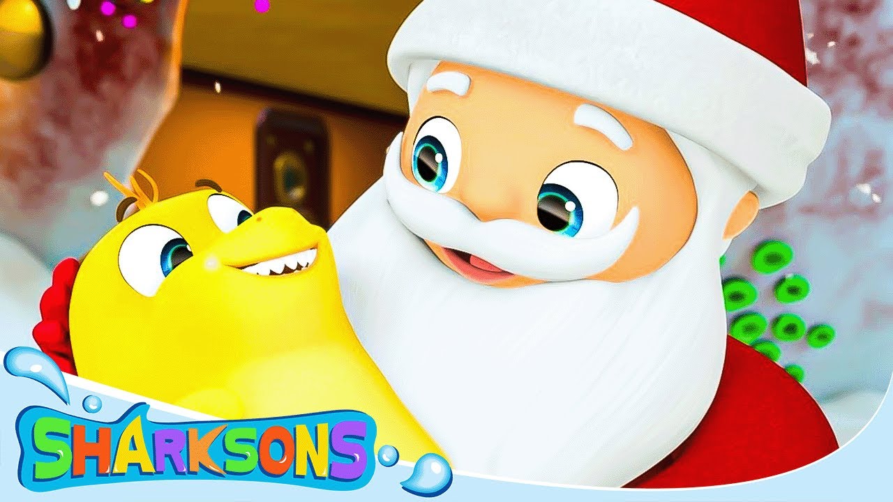 Festive Christmas Spirit | The Sharksons - Songs for Kids | Nursery ...