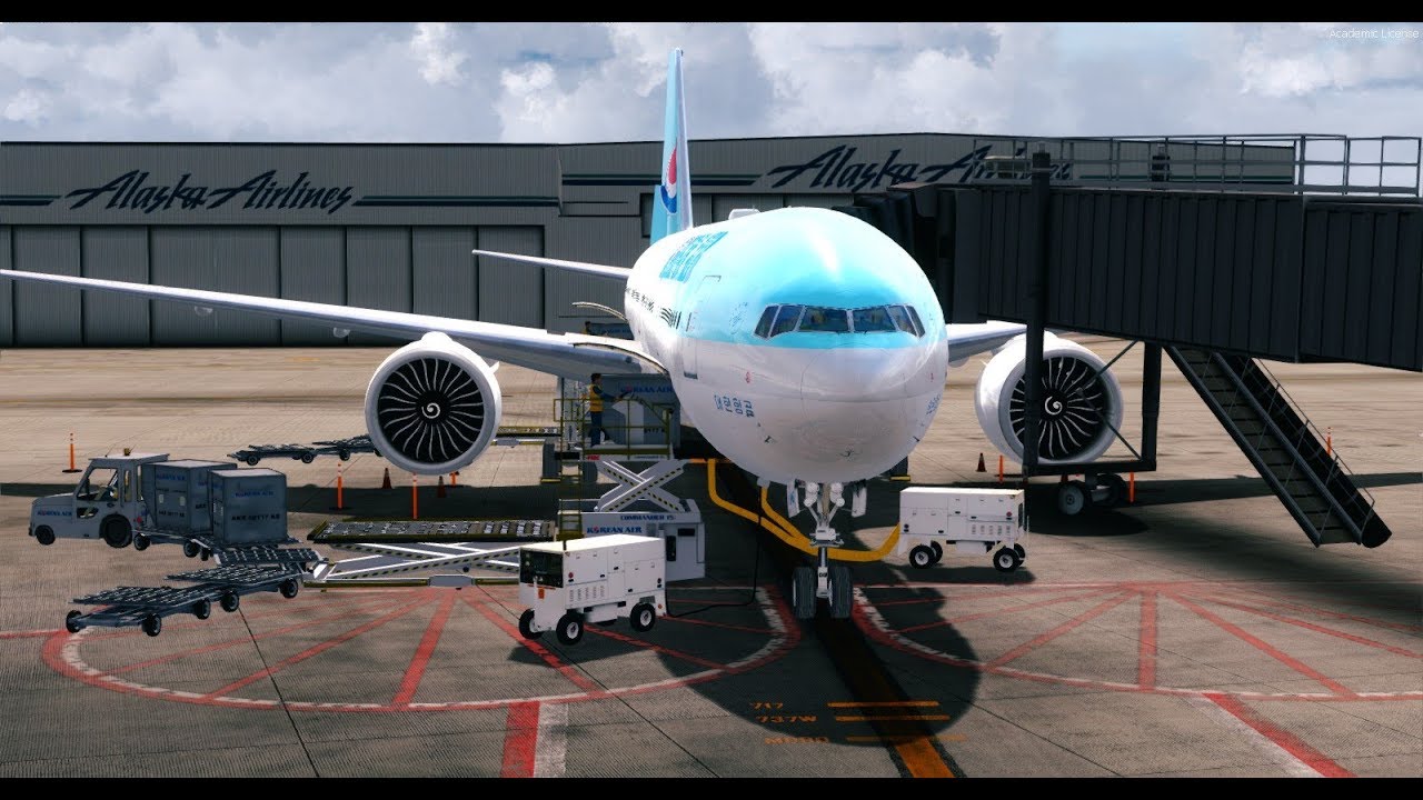 P3Dv4] Pmdg 777-300ER Korean Air ICN-PRG flight KE935 in vatsim - YouTube