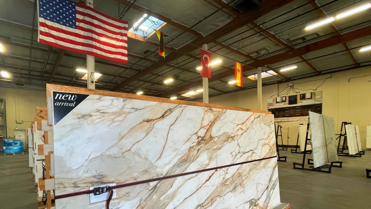 GRANITE AND PORCELAIN, QUARTZ SLAB WAREHOUSE WALKING TOUR AT BEDROSIANS ...