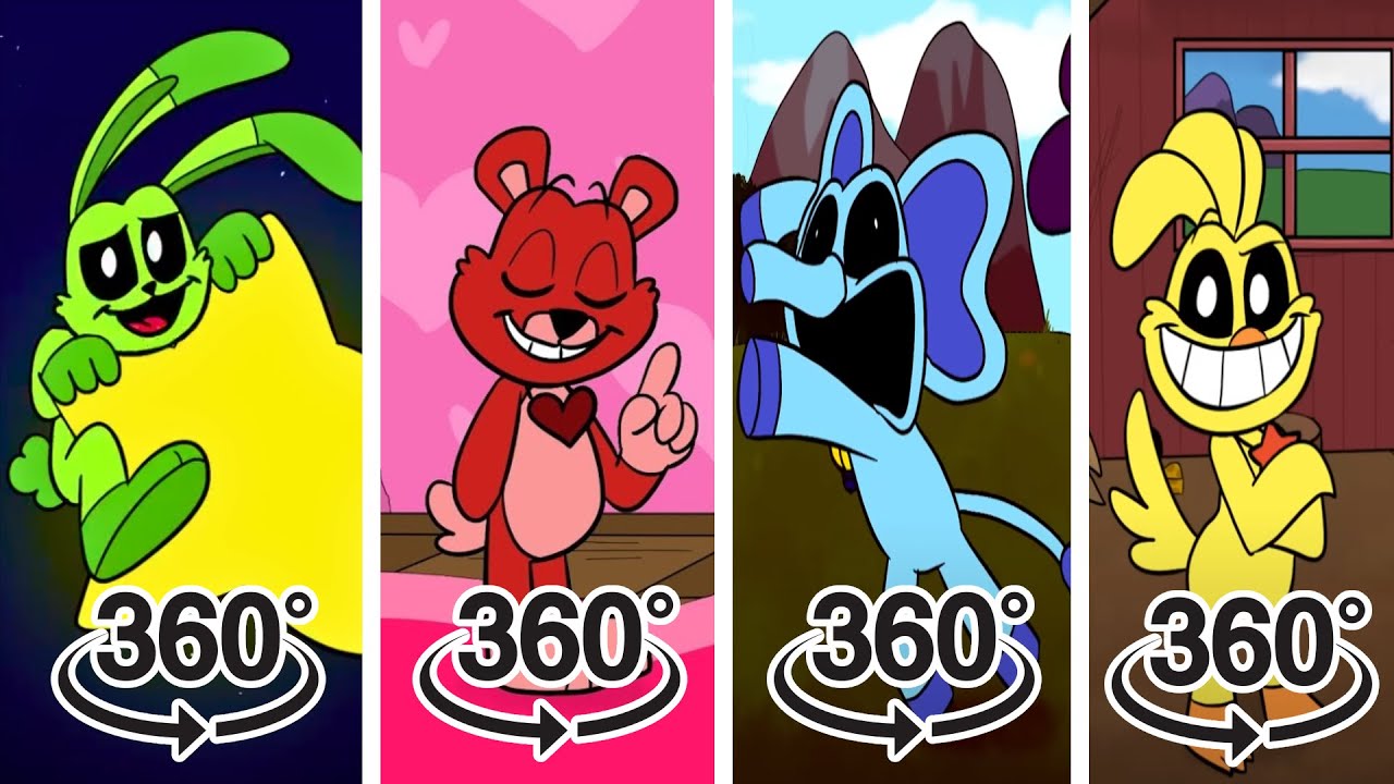 360º VR Smiling Critters cardboard voicelines animated (part5) №34 ...