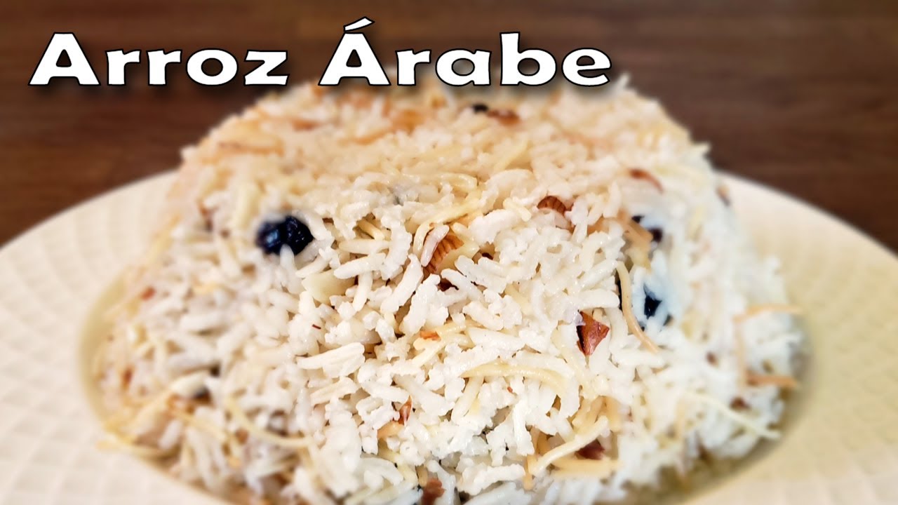 Receta de Como Hacer Arroz Árabe | Arroz Libanes con Fideos, Almendras ...