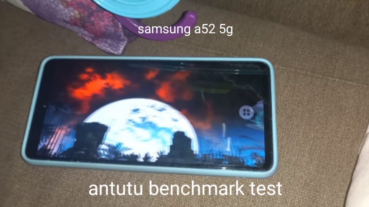 samsung a52 5g antutu benchmark lite test - YouTube