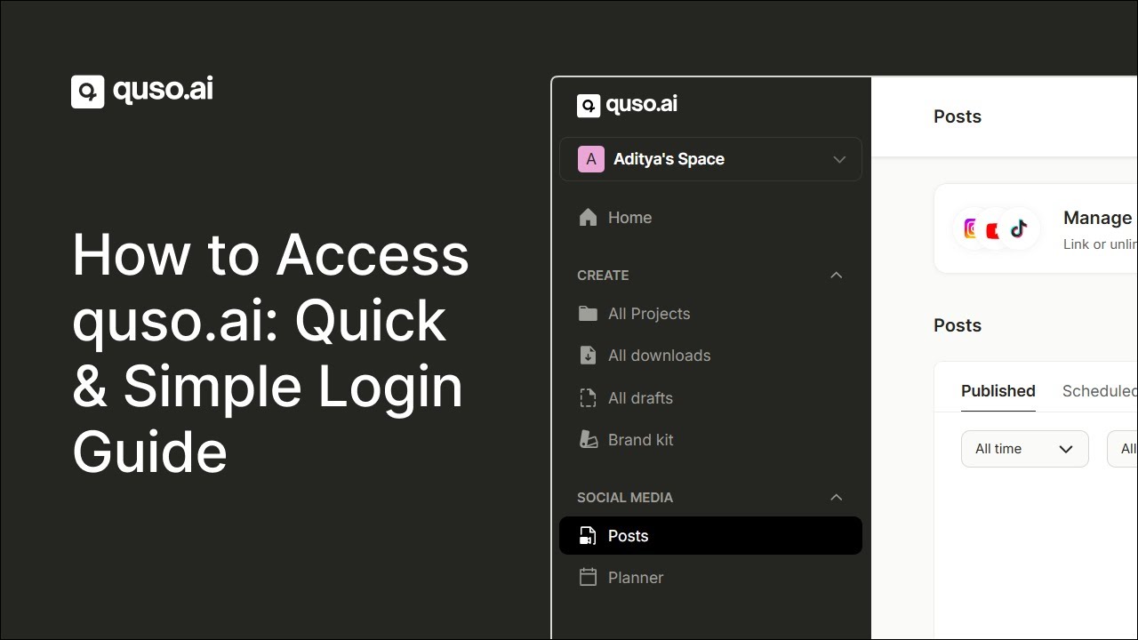 How to Access quso.ai: Quick & Simple Login Guide - YouTube