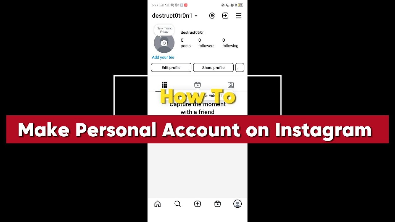 How To Make Personal Account On Instagram | Full Guide 2025 - YouTube