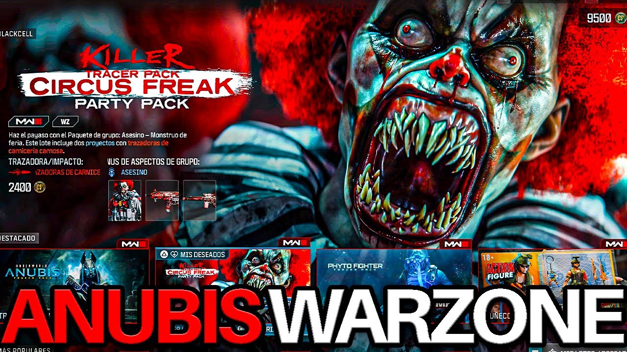 ANUBIS en WARZONE y EL PAYASO - YouTube