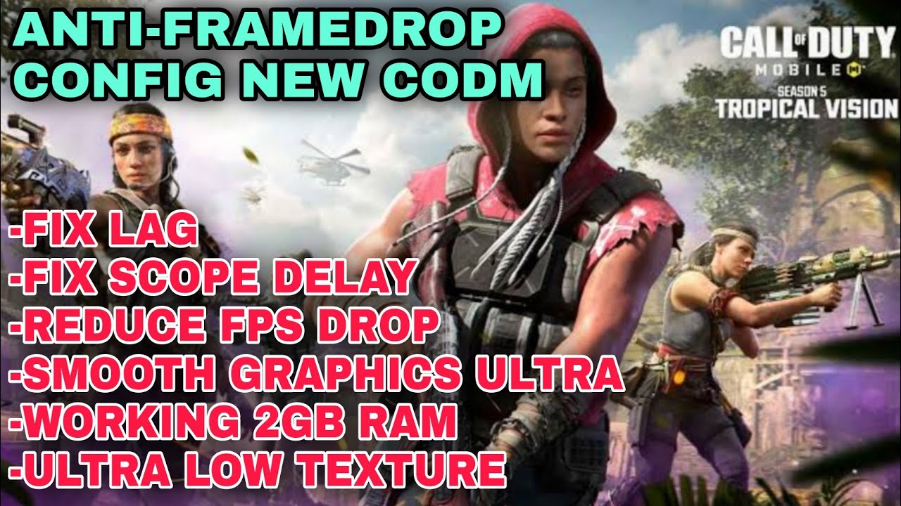 FIX LAG IN CALL OF DUTY MOBILE | CONFIG CODM - YouTube