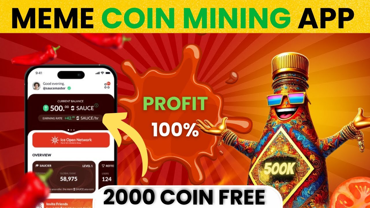 New Mining App | Ice Coin Project| $500 Earning Opportunity ? | Meme ...