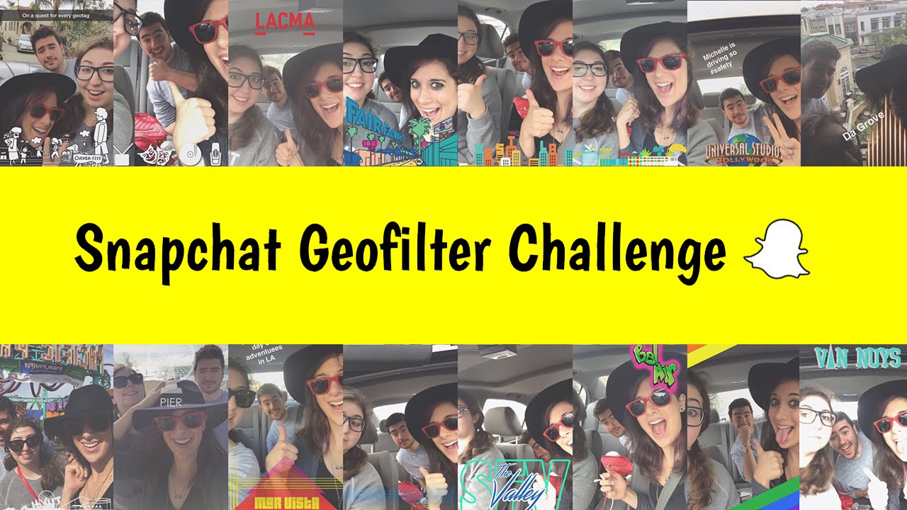 Snapchat Geofilter Challenge - YouTube