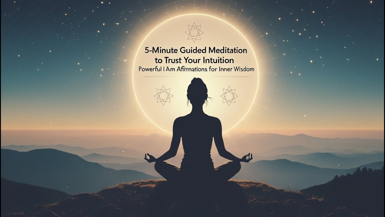 5-Minute Guided Meditation to Trust Your Intuition | Powerful I Am ...
