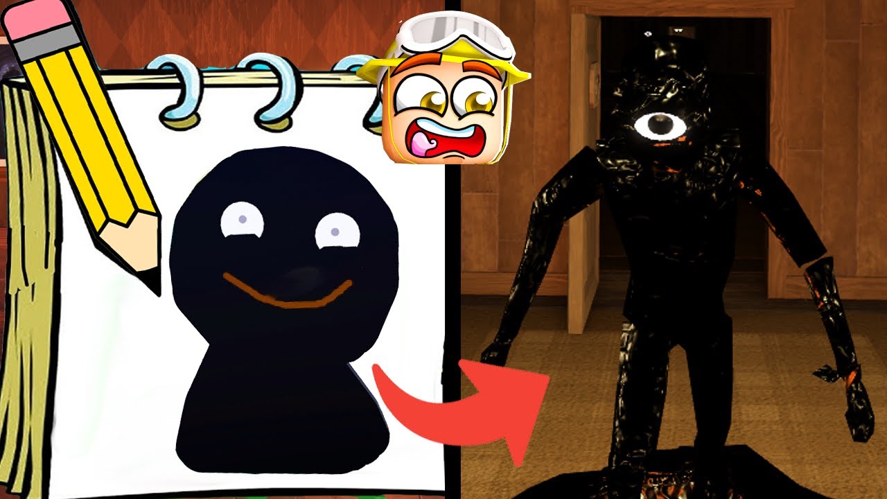 Drawing NEW Roblox Doors ENTITIES! - YouTube