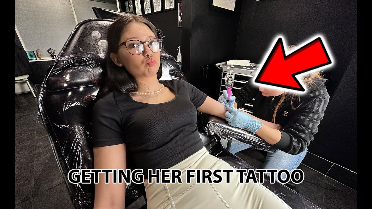 TAKING MY DAUGHTER TO GET HER FIRST TATTOO! - YouTube