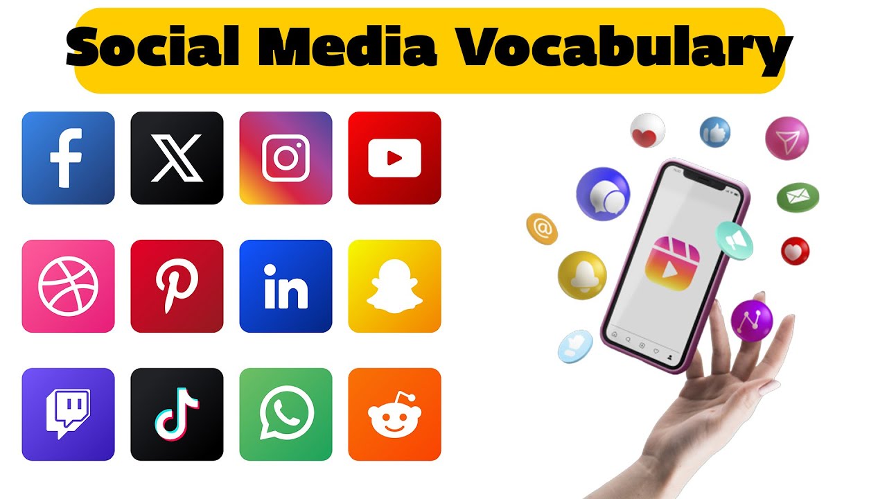 English Vocabulary for Social Media - YouTube