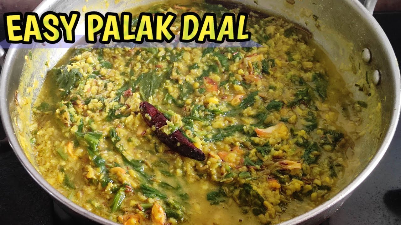 Palak Daal Recipe | Easy & Quick Palak Dal Recipe | दाल पालक की आसान और ...