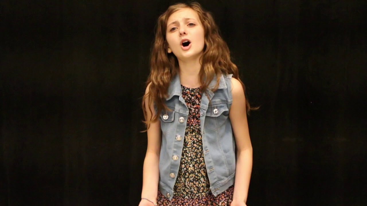 Kaylin hedges Sings tomorrow from “Annie” - YouTube