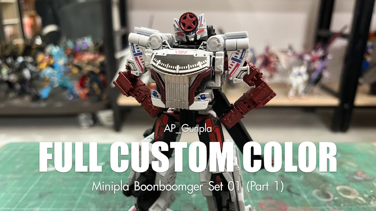 Let's Build : Custom Paint Minipla Boonboomger Set 01 (Part 1) # ...