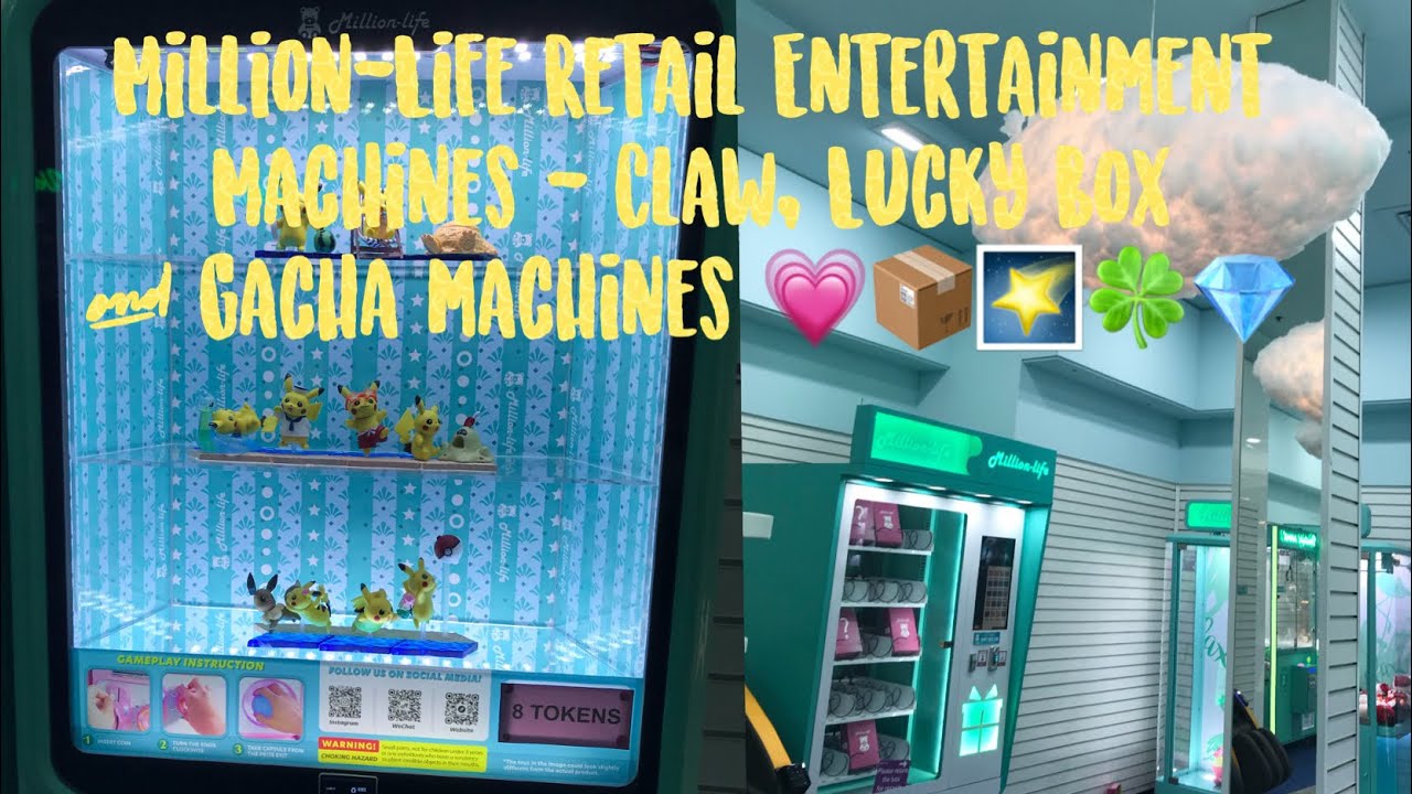 Million-Life Retail Entertainment Machines - Claw, Lucky Box & Gacha ...