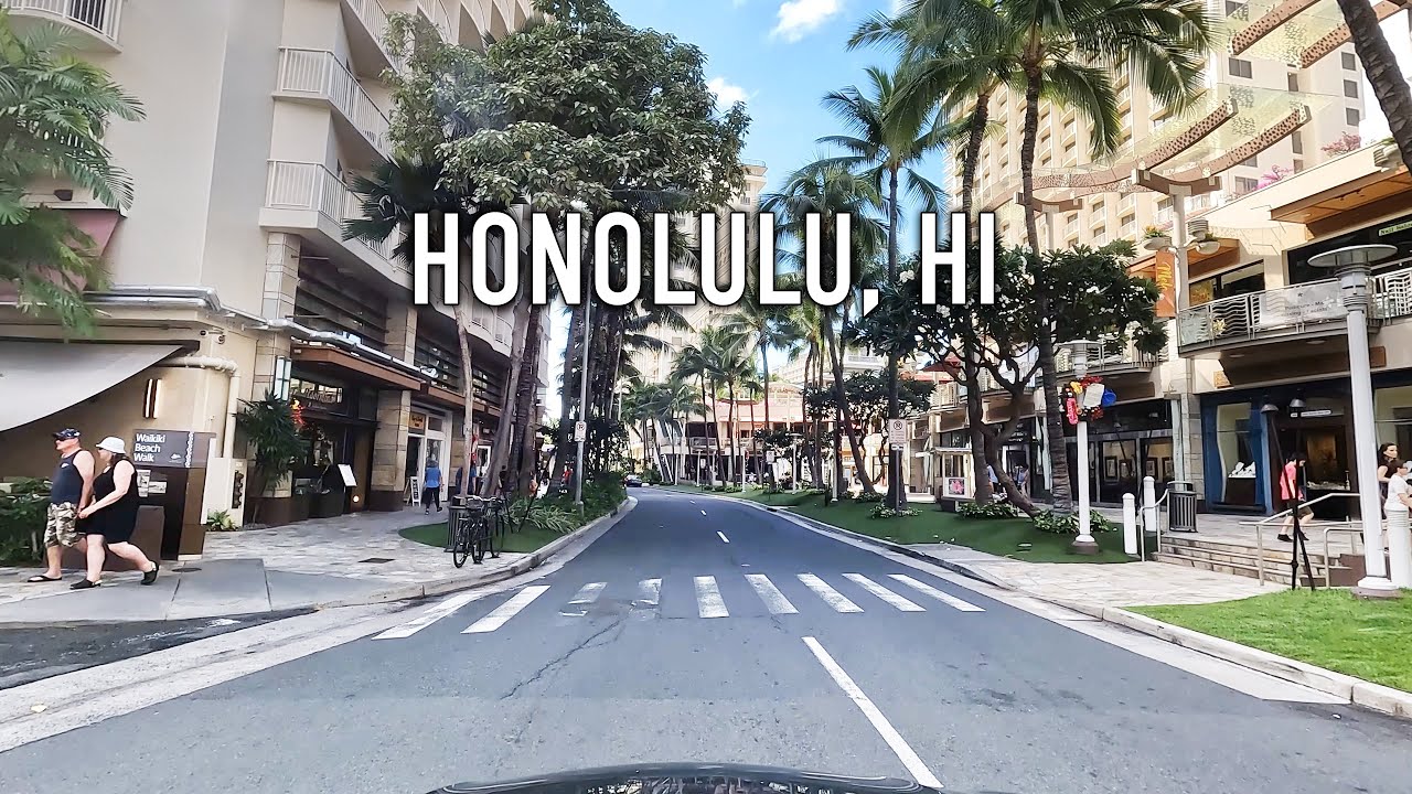 Honolulu Day Drive in 4K - YouTube