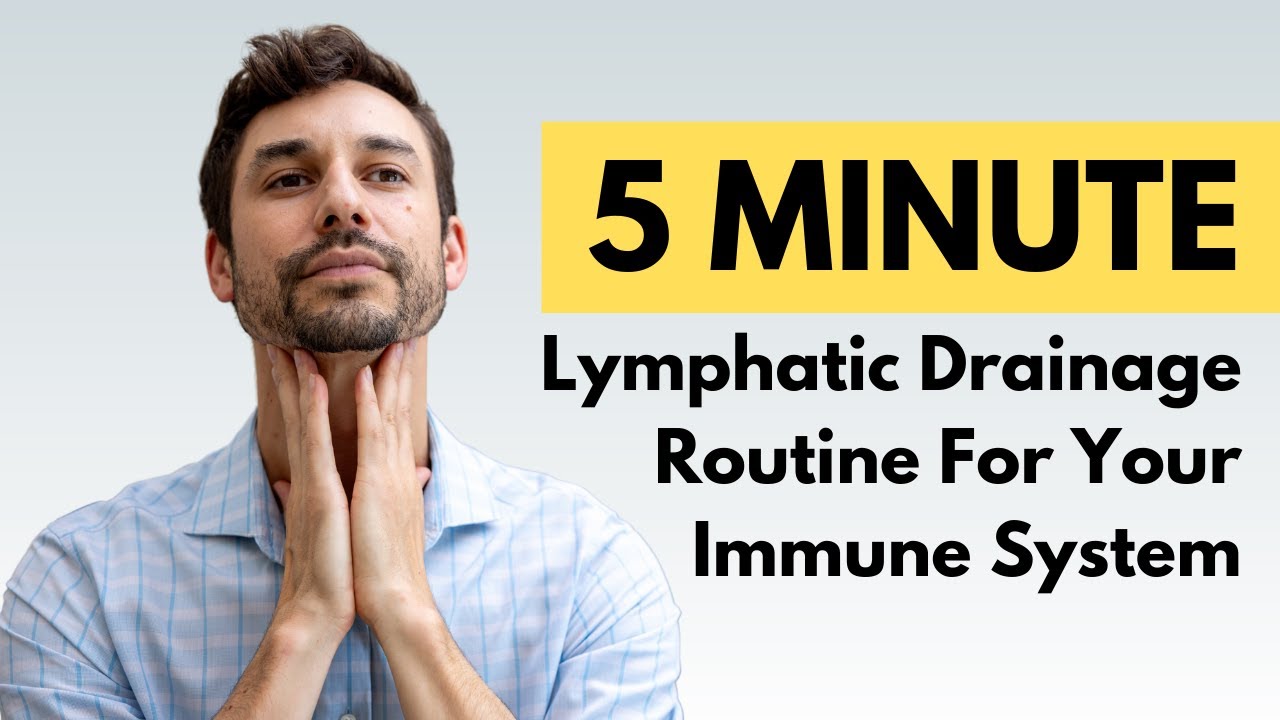 5 Minute Lymphatic Drainage Routine for Your Immune System - YouTube