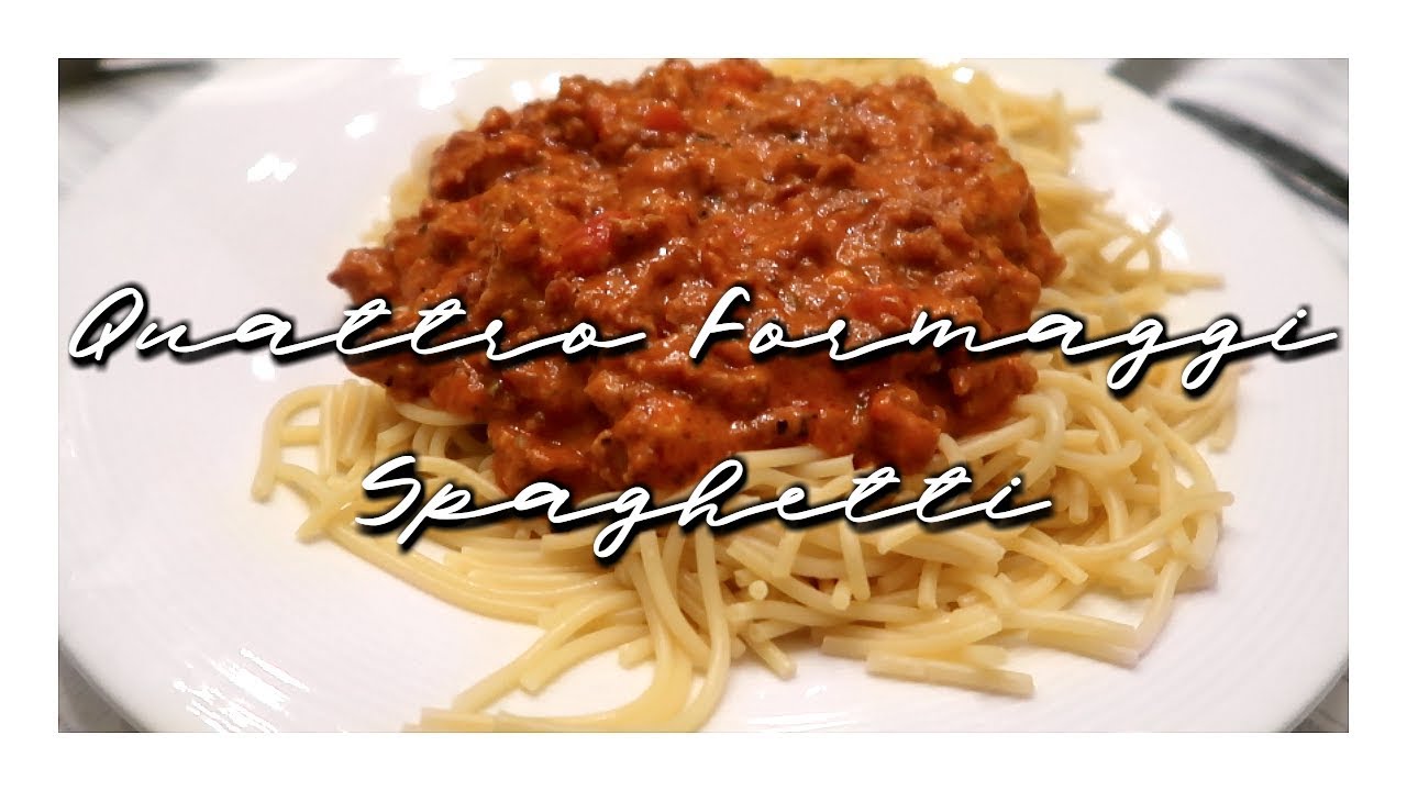 SPAGHETTI QUATTRO FORMAGGI RECIPE - YouTube