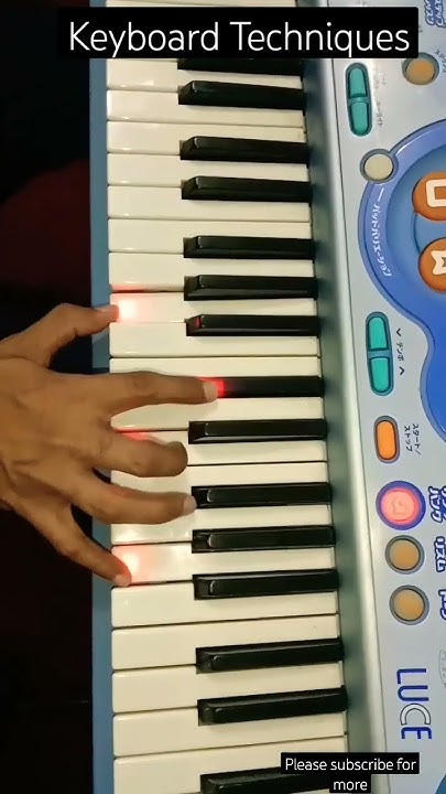 Keyboard Technics|Piano Tutorial|How to play keyboard|Piano lesson ...