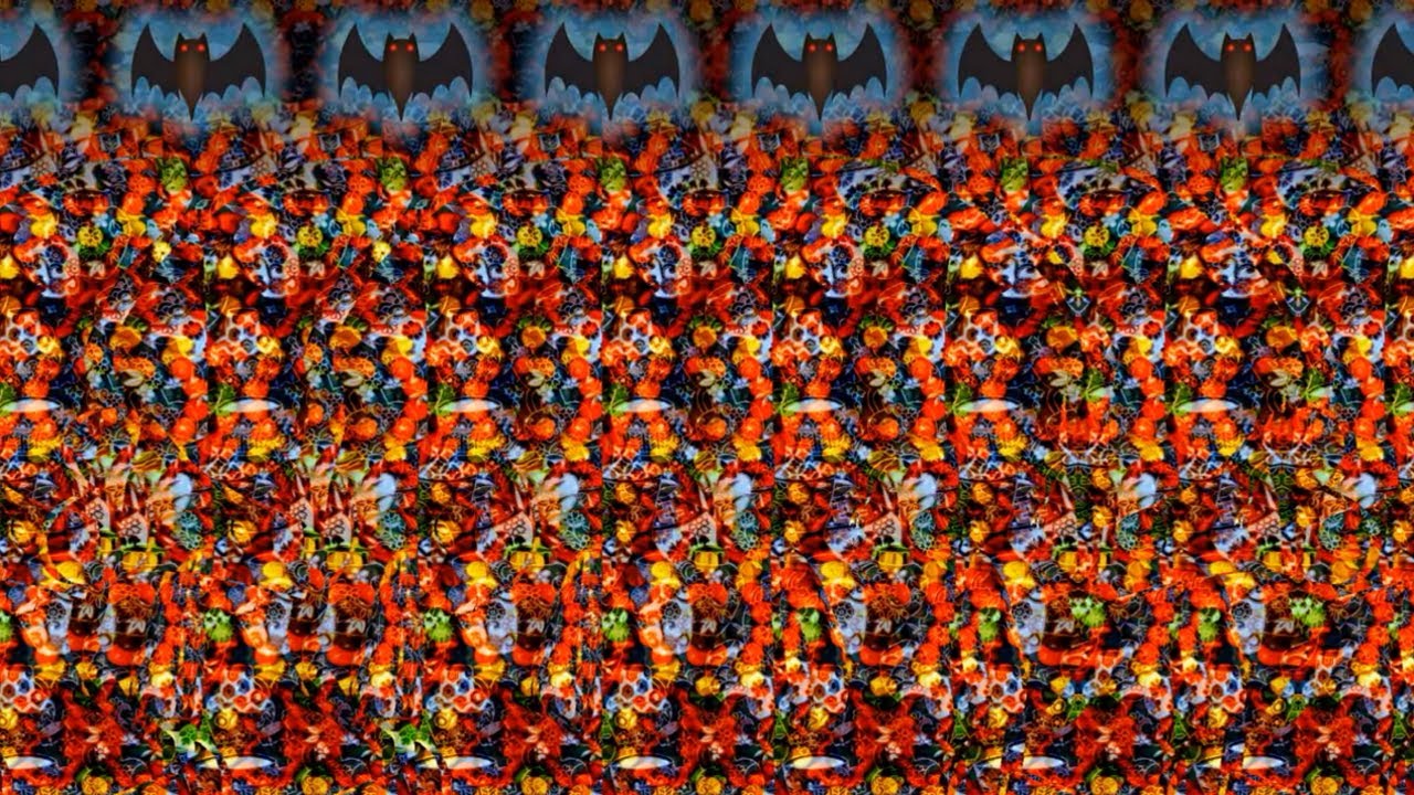 11 Spooky Halloween 3D Stereograms! 🎃 👻 - Halloween II - Trick-or-Treat? - YouTube