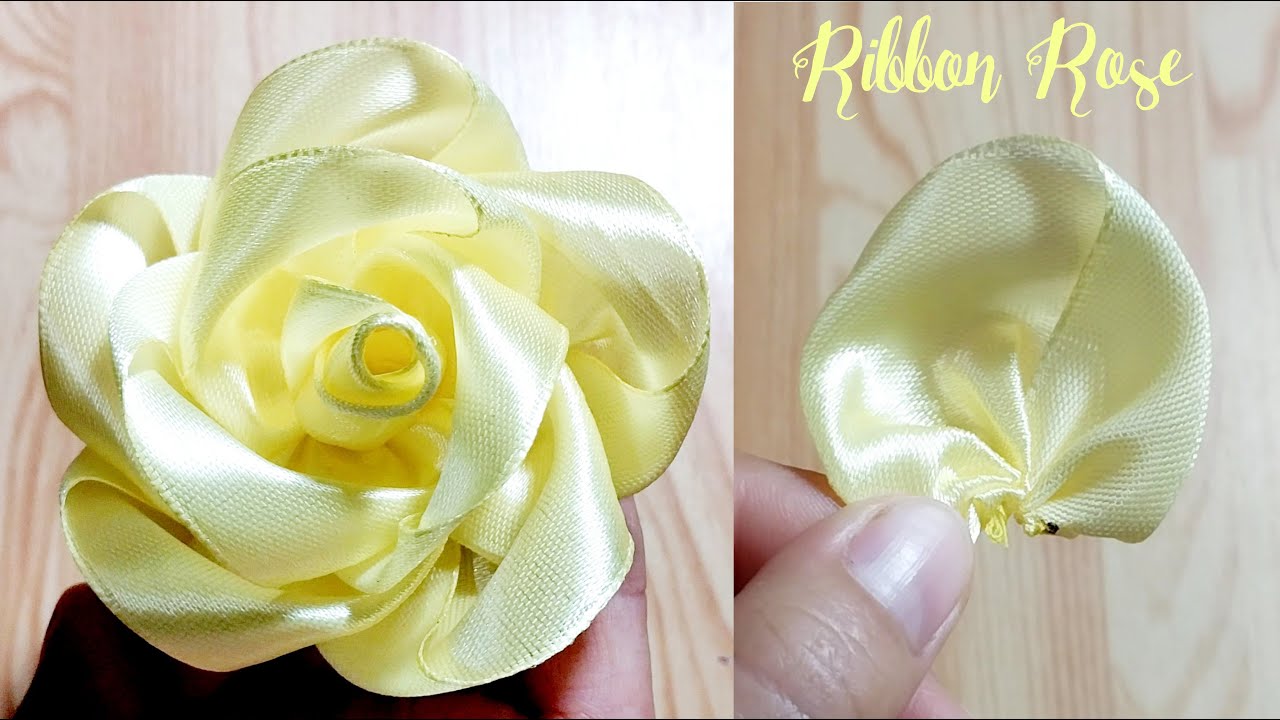 DIY: How to make an adorable fabric rose flower in just few minutes ...