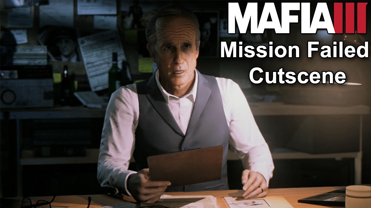 Mafia 3: Mission Failed Cutscene - YouTube