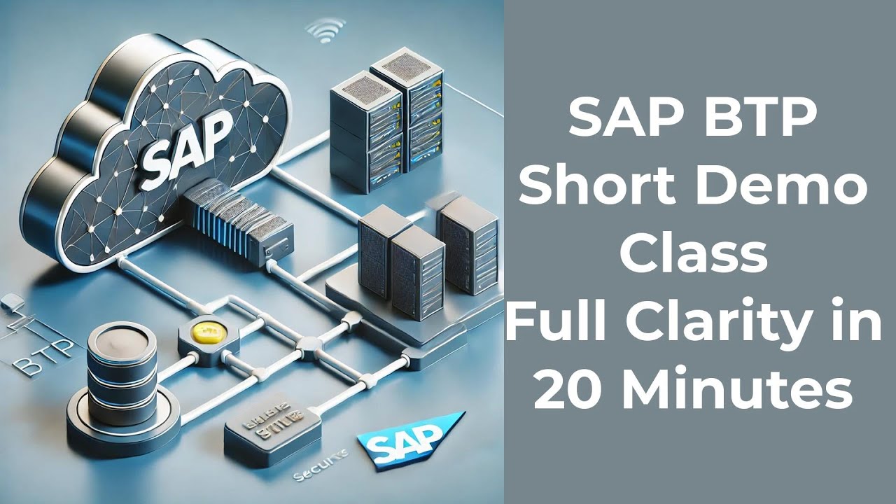 SAP BTP Short Demo Class: Full Clarity in 20 Minutes - YouTube