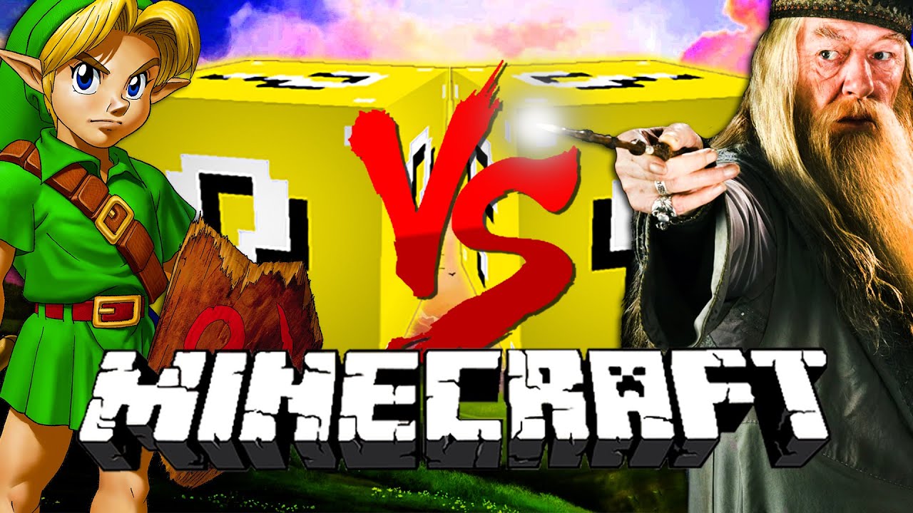 Minecraft: LINK LUCKY BLOCK CHALLENGE | Dumbledore vs Link - YouTube