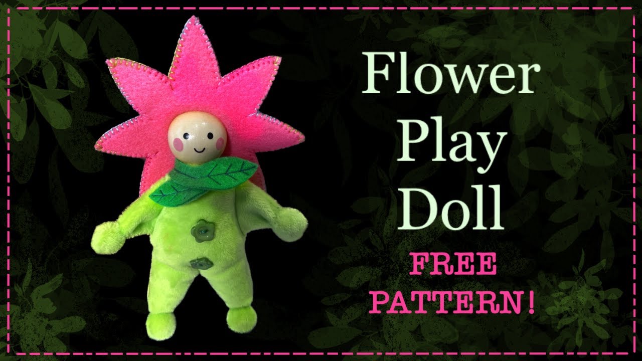 DIY miniature doll || Flower Bead Doll || Step by step Tutorial and a ...