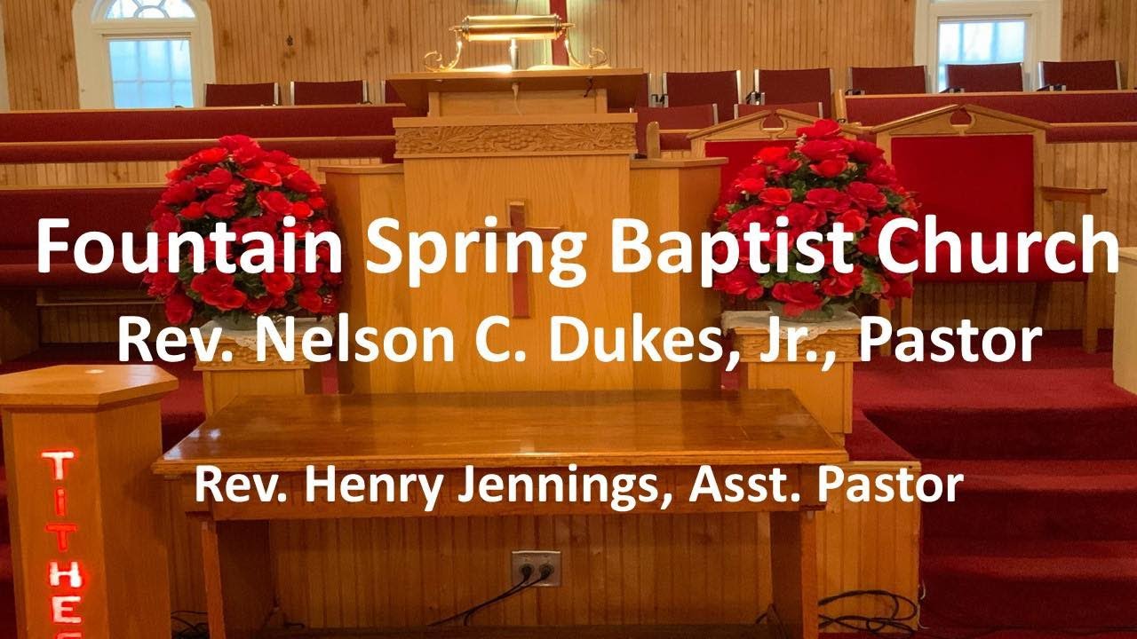 Fountain Spring Baptist Church Virtual Service November 17, 2024 - YouTube