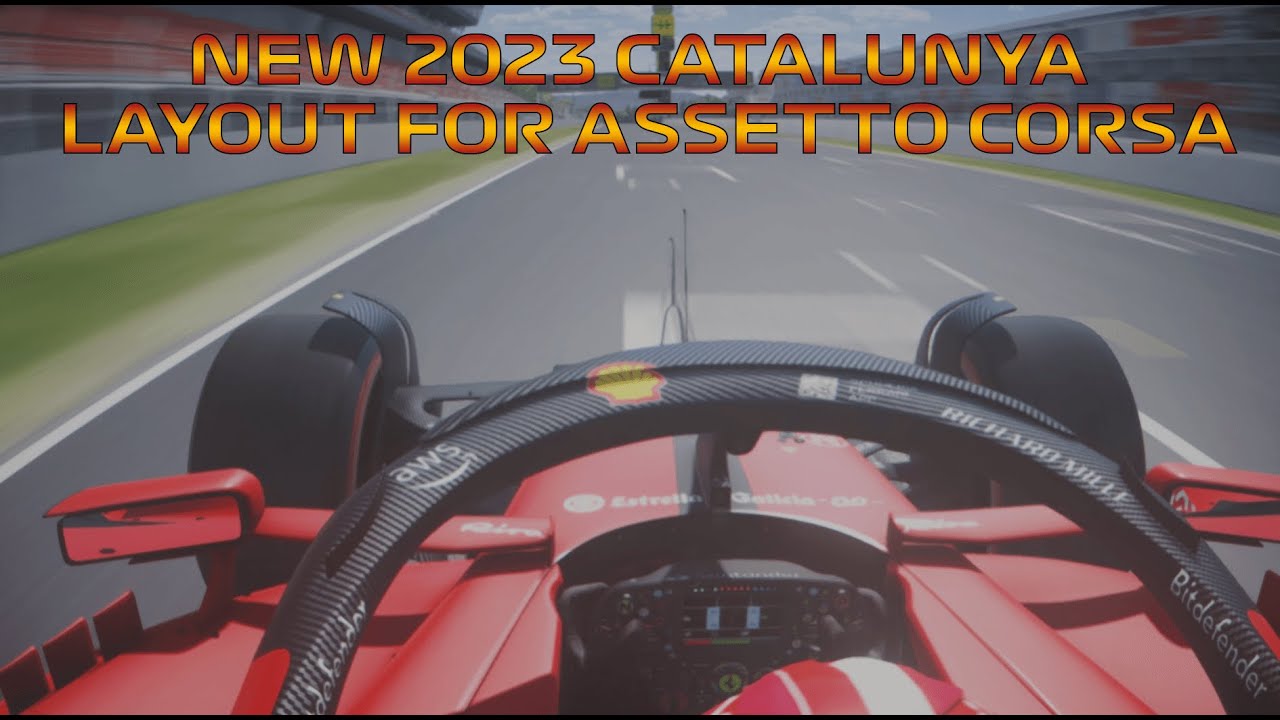 NEW 2023 CATALUNYA LAYOUT FOR ASSETTO CORSA - YouTube