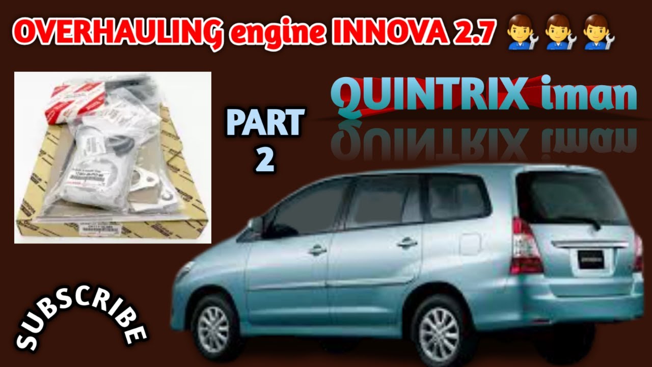 ENGINE overhaul INNOVA 2011 PART 2 !!!! 👨‍🔧 - YouTube
