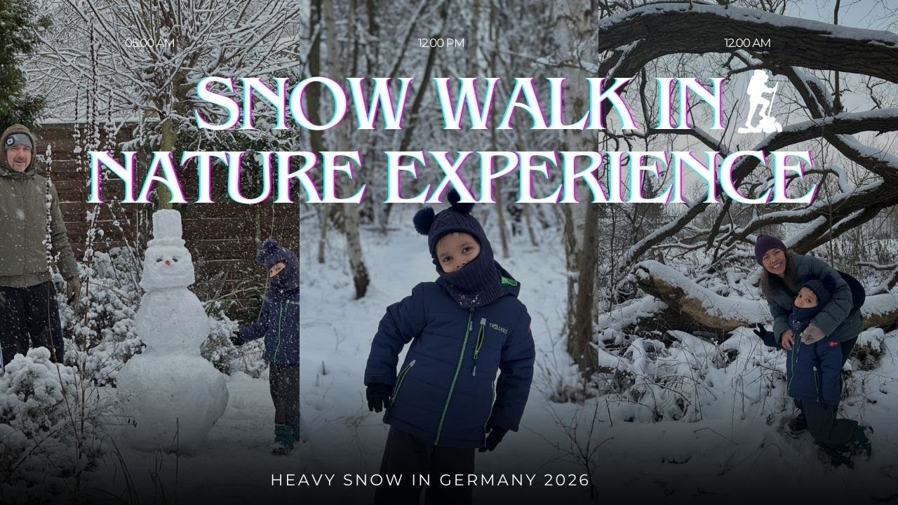 Heavy Snow Walk in Nature 2026 - YouTube