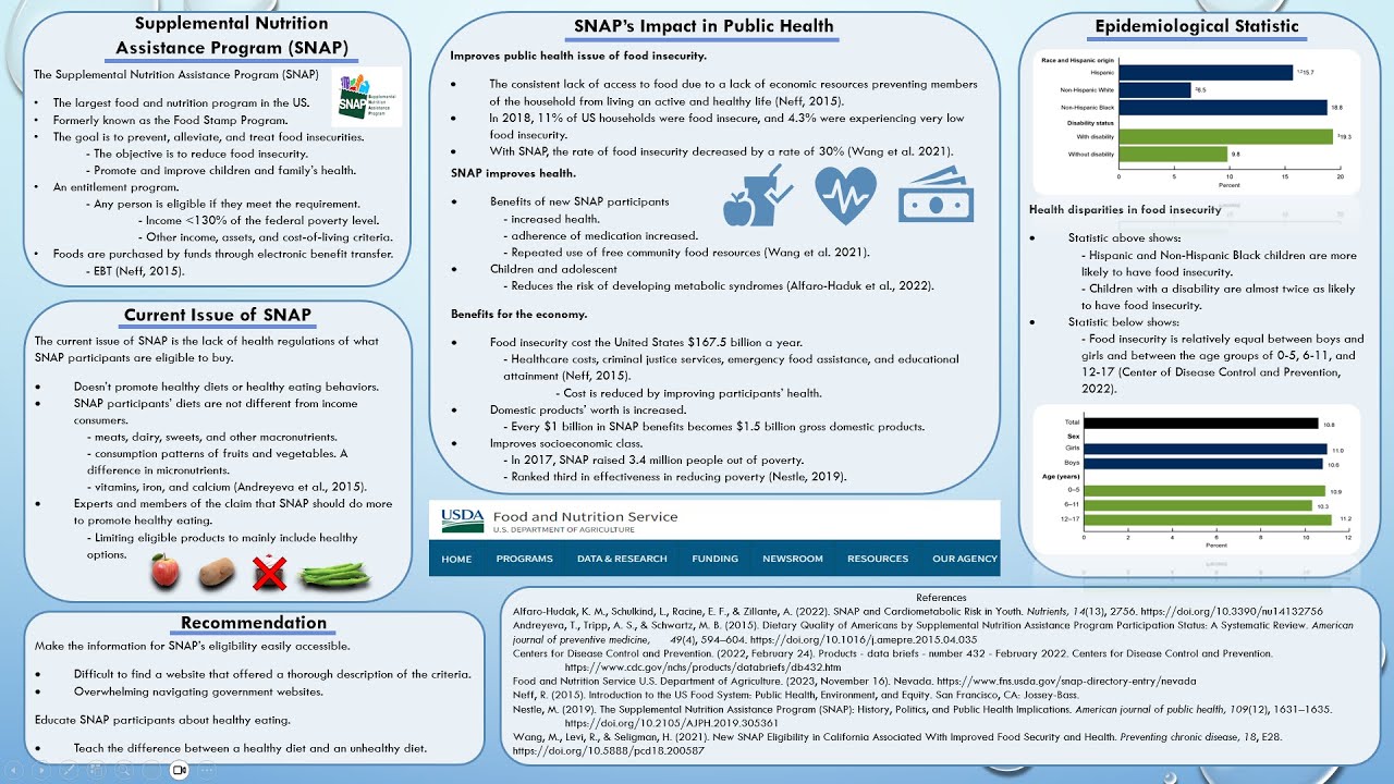 SNAP Infographic Presentation - YouTube