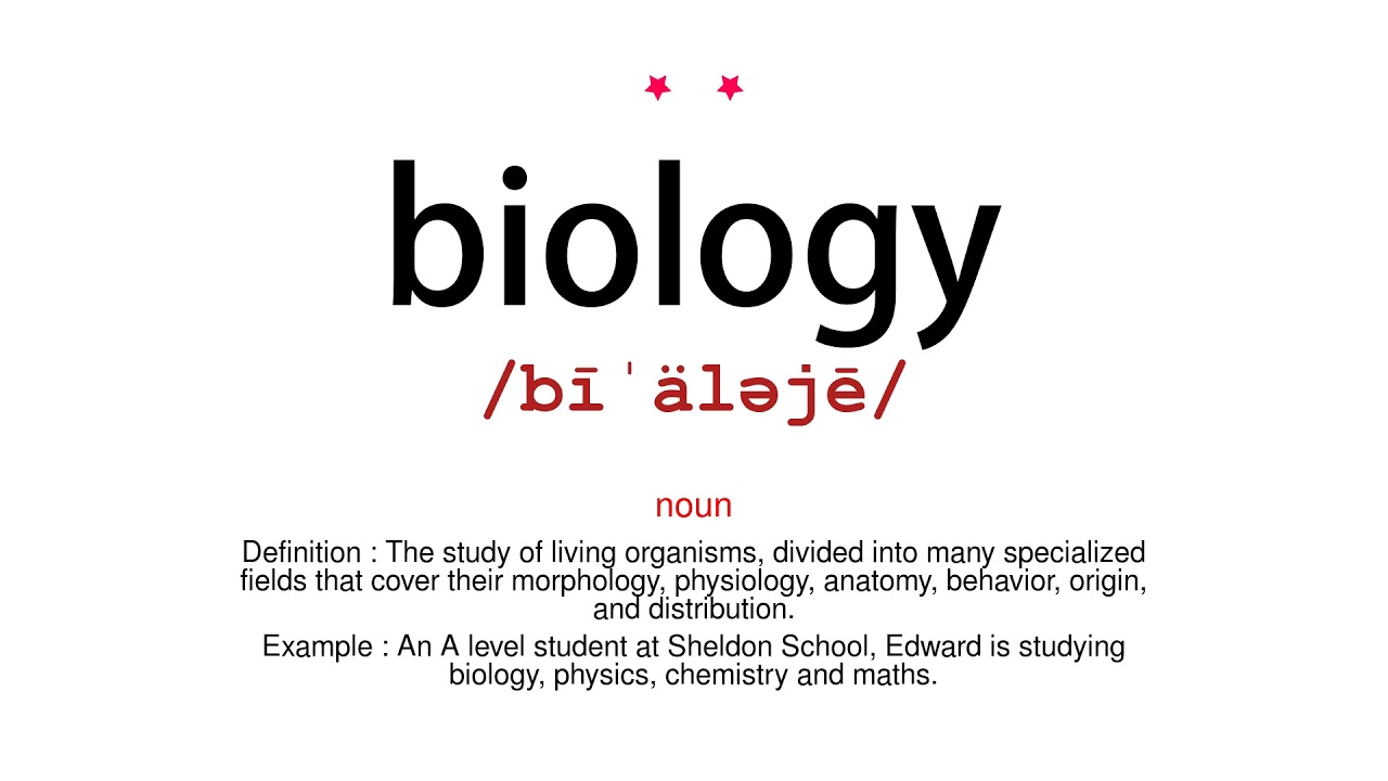 How to pronounce biology - Vocab Today - YouTube