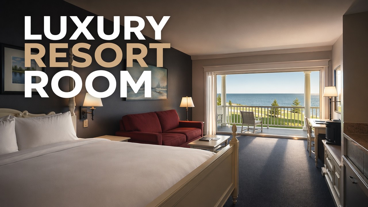 Blue Harbor Resort King Suite Room Tour - YouTube