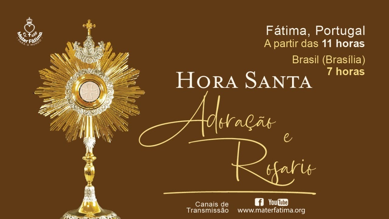 Hora Santa Mater Fátima - YouTube