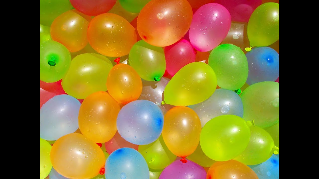 SLAPPING WATER BALLOONS - YouTube