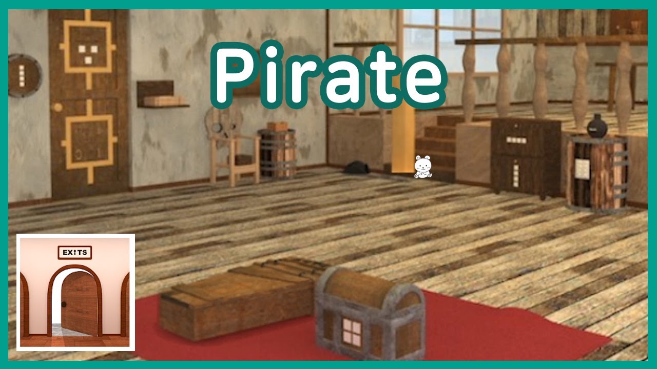 EXiTS Room Escape Game Pirate Walkthrough (NAKAYUBI) - YouTube