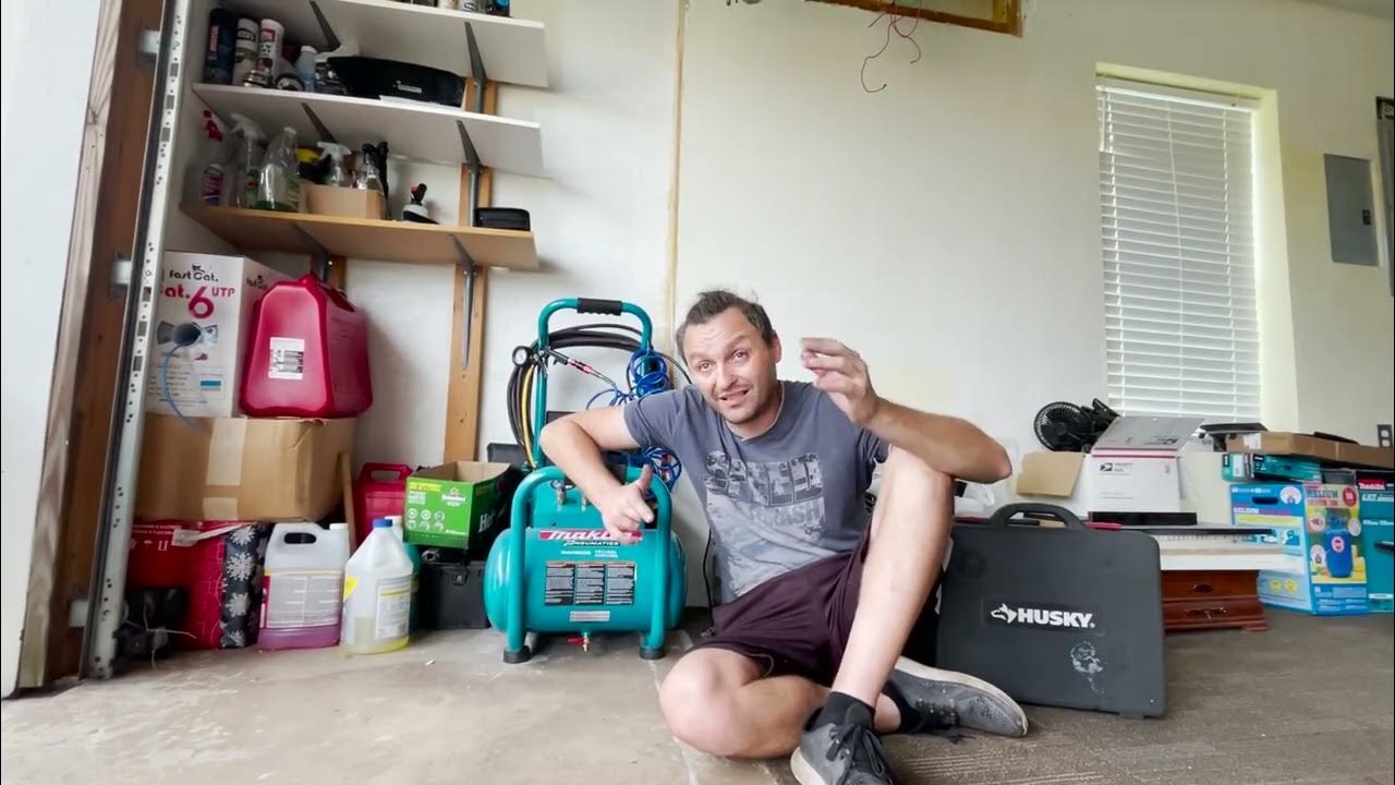 компрессор и газонокосилка Макита обзор распаковка - YouTube