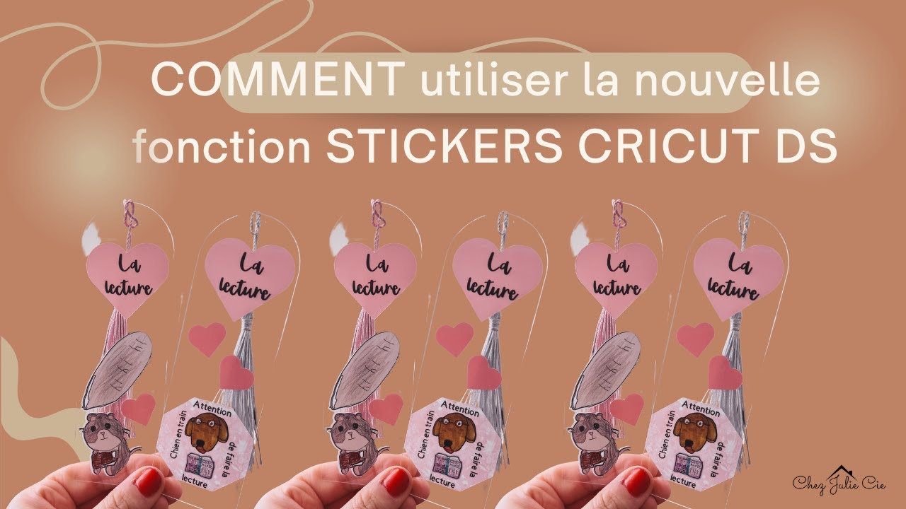 La NOUVELLE fonction STICKERS - Autocollant de CRICUT- Design Space ...