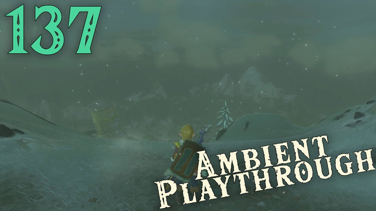 LoZ: TotK Ambient 137 - Selmie's Snowboarding Challenge - YouTube