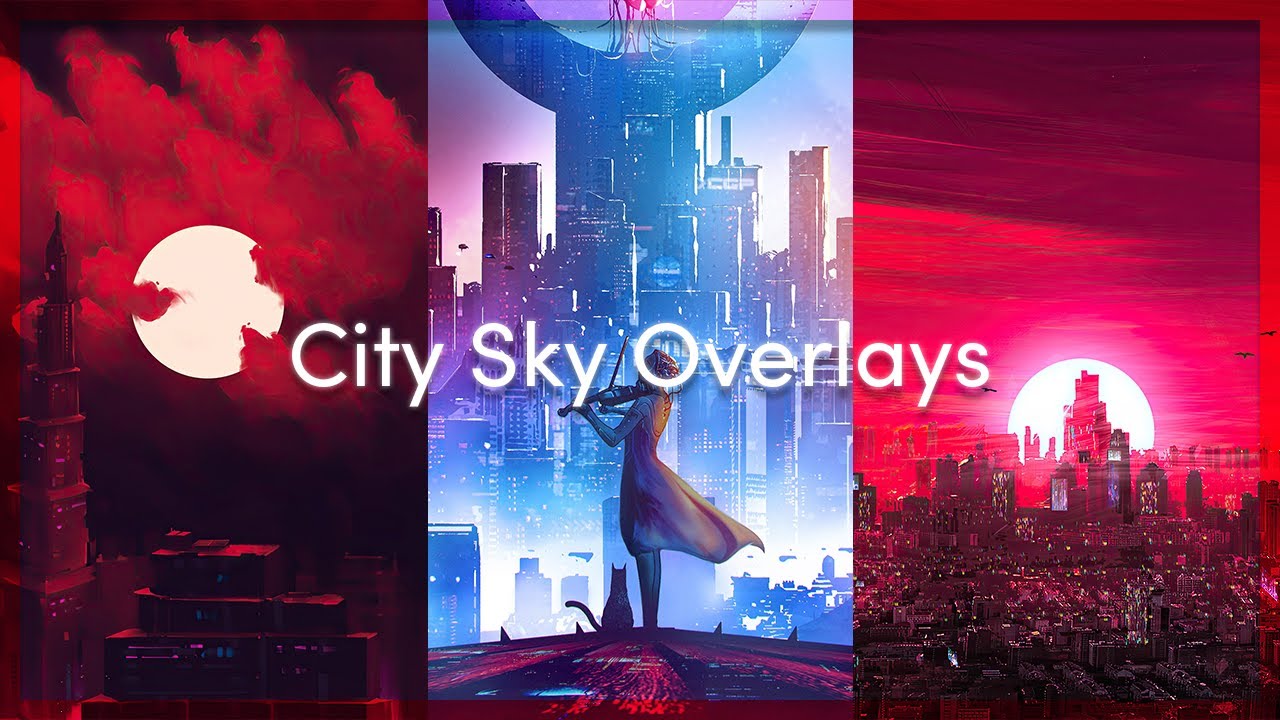 Minecraft City Sky Overlays (With Download) | Sky Overlay #139 - YouTube