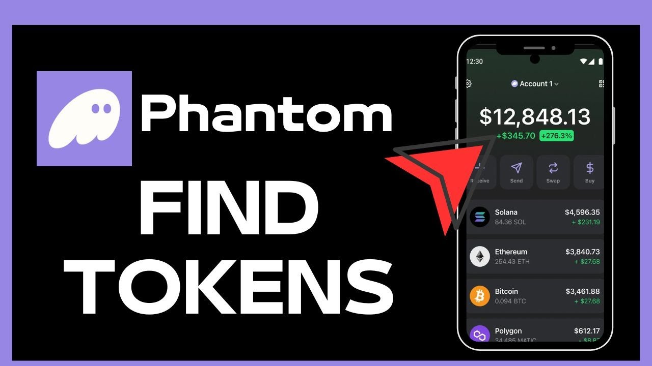How to Find Tokens on Phantom Wallet App 2024? - YouTube