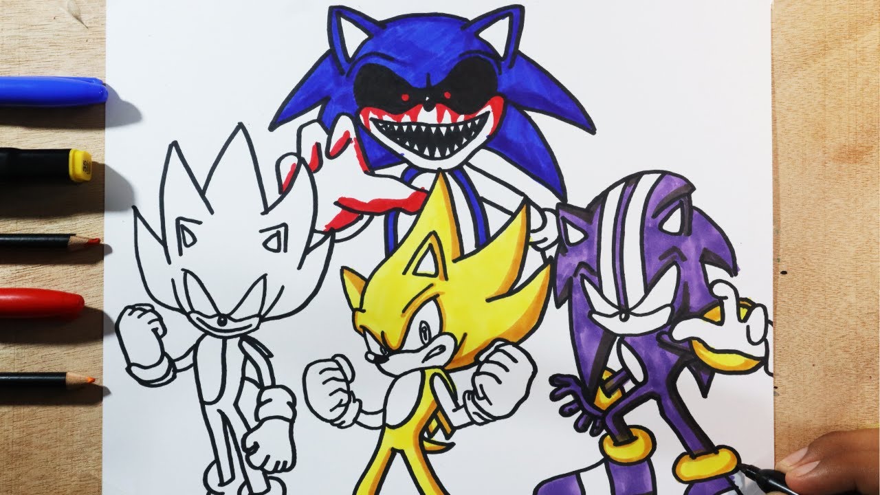 COMO DIBUJAR a LAS FASES DE SONIC - YouTube