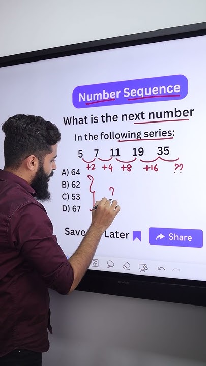 Number Sequence 🔥 Simple Trick - YouTube