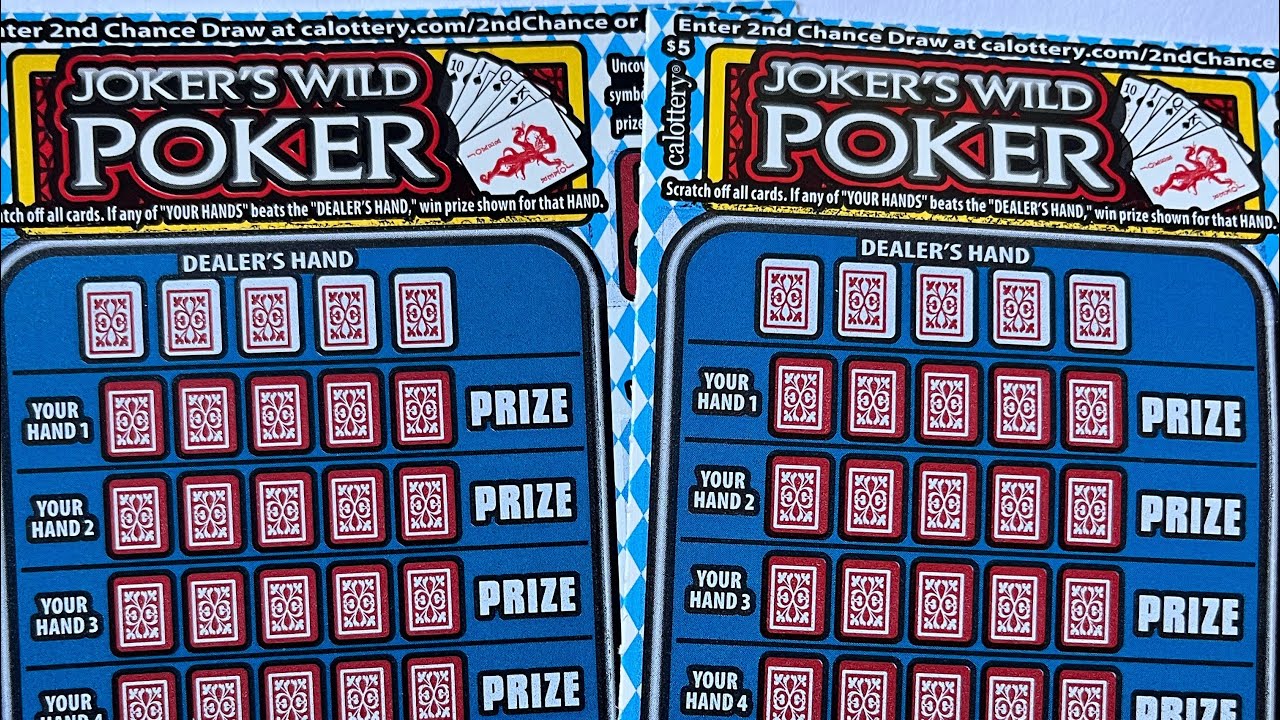 Joker’s 🃏 Wild Poker 🃏♦️🤑🍀 #calottery #scratchers #ticket #winner # ...